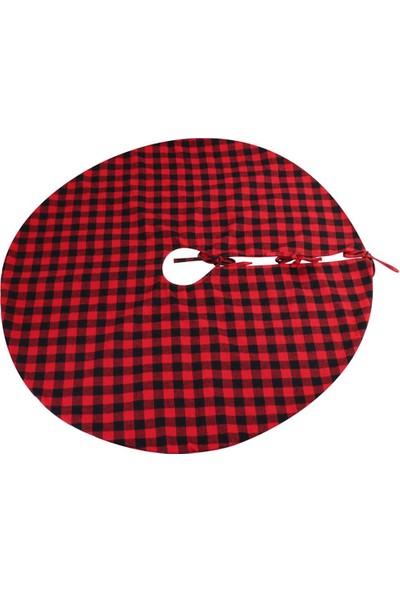 Kesoto Buffalo Ekose Noel Ağacı Etek Mat Kapak Xmas Festival Tatil Dekorasyon Yok Püsküller Kesoto Buffalo Ekose Noel Ağacı Etek Mat Kapak Xmas Festival Tatil Dekorasyon Yok Püsküller