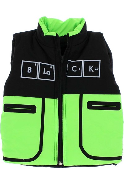 Babyboy Black Yazı Baskılı Erkek Çocuk Yelek - Yeşil - 7-8 Yaş Babyboy Black Yazı Baskılı Erkek Çocuk Yelek - Yeşil - 7-8 Yaş