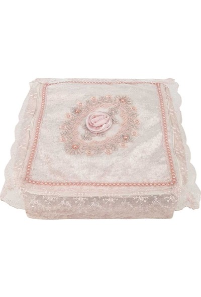 Palet Çeyiz Hurç Tek Güllü 45X45X20 cm