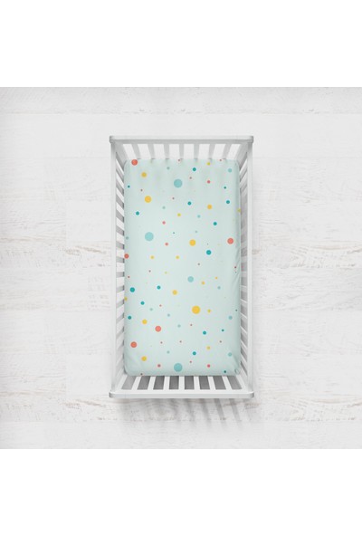 Happy Folks Dots In Space Lastikli Çarşaf