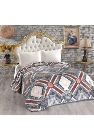 Mink Lacasa Çift Kişilik Battaniye Antrasit