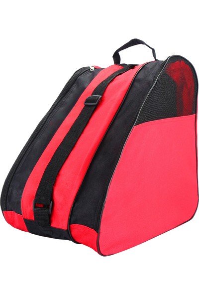 Strade Store Tekerlekli Paten Çanta Omuz Askısı Çocuklar Omuz Çantası Paten Spor Kırmızı (Yurt Dışından)