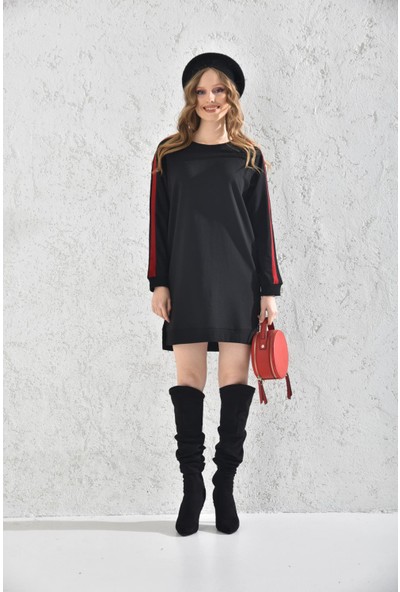 Rodi DS22KB251032 Kadın Kolları Şeritli Penye Tunik Rodi DS22KB251032 Kadın Kolları Şeritli Penye Tunik