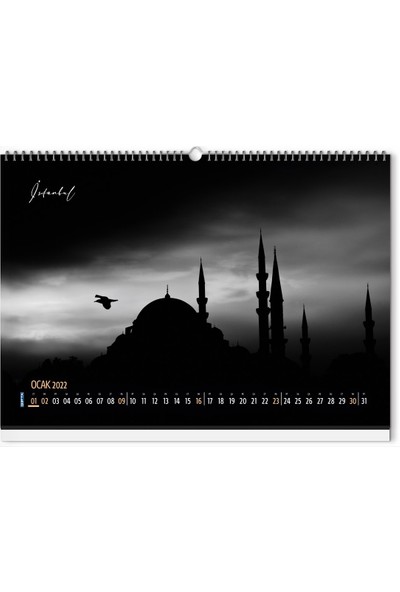 Gıpta 2022 Manzaralar Duvar Takvimi 27 x 40 cm Gıpta 2022 Manzaralar Duvar Takvimi 27 x 40 cm