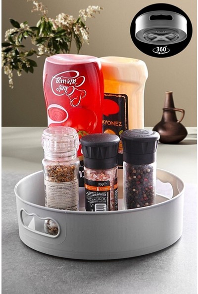 360° Dönebilen Düzenleyici Sunum Tepsisi Çok Amaçlı Organizer