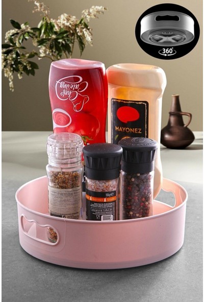 360° Dönebilen Düzenleyici Sunum Tepsisi Çok Amaçlı Organizer