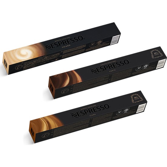 Nespresso Barista Creations Serisi Chiaro, Scuro ve Corto Fiyatı