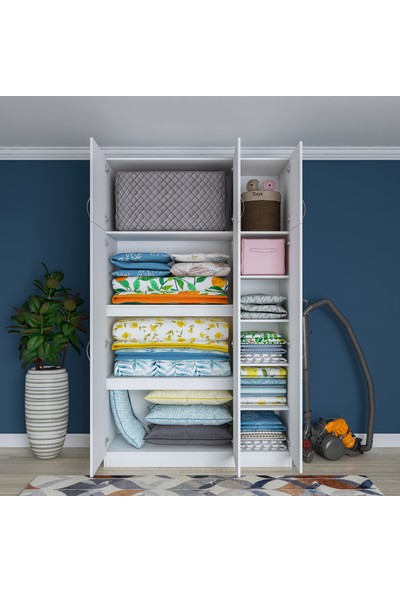 Rani BA104 Yüklük 3 Kapaklı Yatak Yorgan Yastık Saklama Dolabı 239 cm Rani BA104 Yüklük 3 Kapaklı Yatak Yorgan Yastık Saklama Dolabı 239 cm