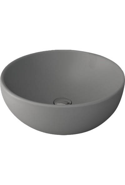 Bocchi Venezia Çanak Lavabo 45 cm Gri 1119-006-0125 Bocchi Venezia Çanak Lavabo 45 cm Gri 1119-006-0125