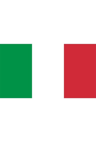 Satürn Masaüstü Italya Bayrağı Masa Bayrağı 15 x 23 cm