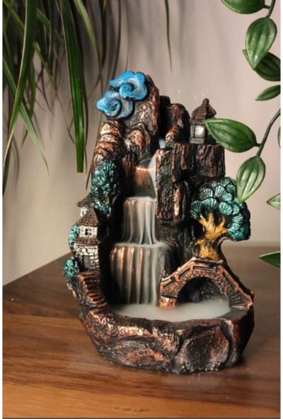 Isem Dağ Geri Akış Havuzlu Şelale Dekoratif Tütsülük