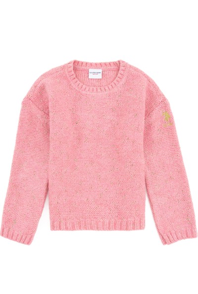 U.S. Polo Assn. Pembe Triko Kazak 50240928-VR204