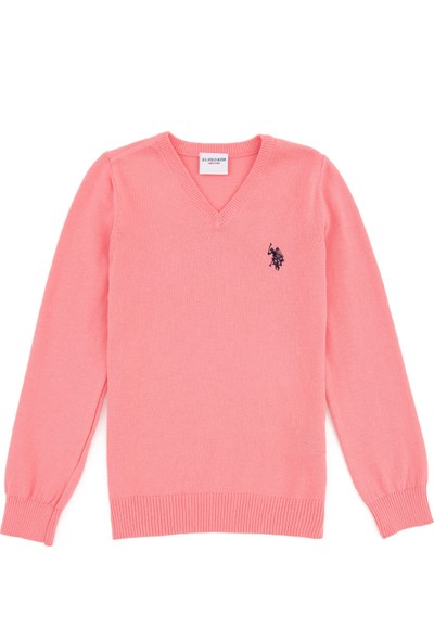 U.S. Polo Assn. Pembe Triko Kazak 50237168-VR078