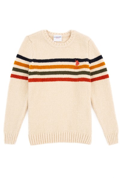 U.S. Polo Assn. Beyaz Triko Kazak 50237664-VR071