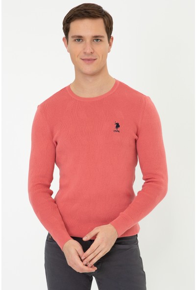 U.S. Polo Assn. Kırmızı Triko Kazak 50237603-VR031