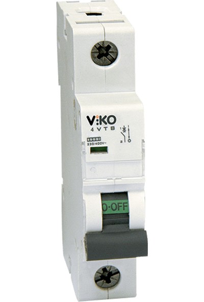 Viko 4VTB-1B25 Monofaze 1X25A B Tipi Otomatik Sigorta 4,5ka