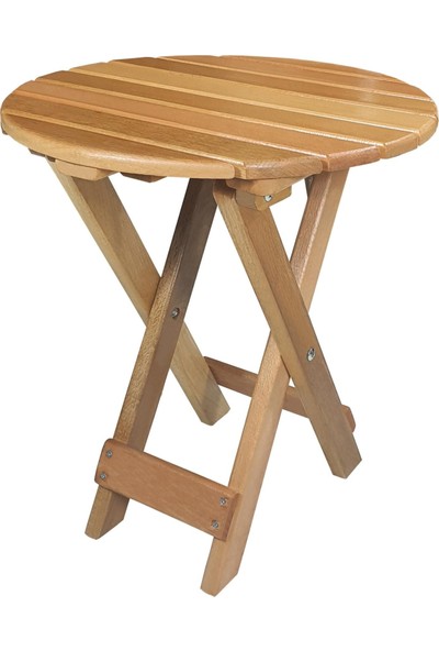 Bysay Vernikli Ahşap Katlanabilir Yuvarlak Bahçe Mutfak Balkon Teras Sehpası Bysay Vernikli Ahşap Katlanabilir Yuvarlak Bahçe Mutfak Balkon Teras Sehpası