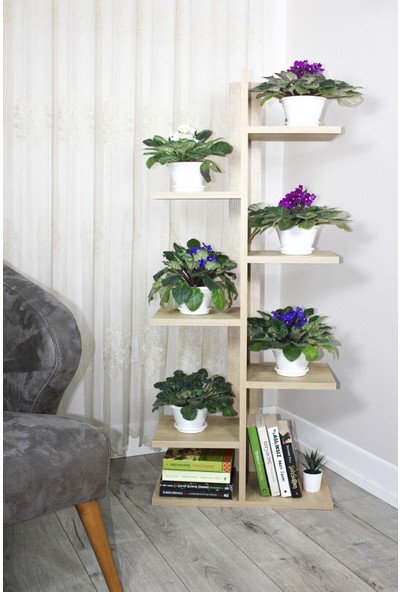 Carniella Çiçeklik 8 Bölmeli Doğal Ahşap Bahçe/balkon Saksılık Carniella Çiçeklik 8 Bölmeli Doğal Ahşap Bahçe/balkon Saksılık