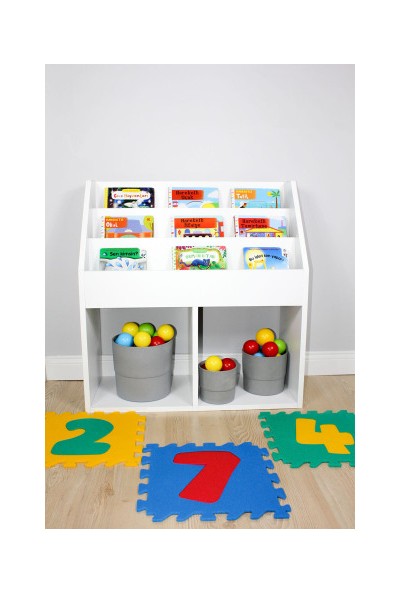 Carniella Bebek - Çocuk Odası Montessori 3 Kademeli Kitaplık