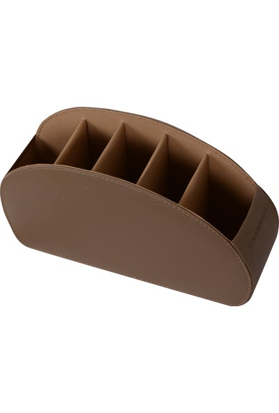 Sonorous 5 Gözlü Deri Kumandalık Standı Taba