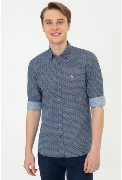 U.S. Polo Assn. Lacivert Gömlek Uzunkol 50238129-VR033