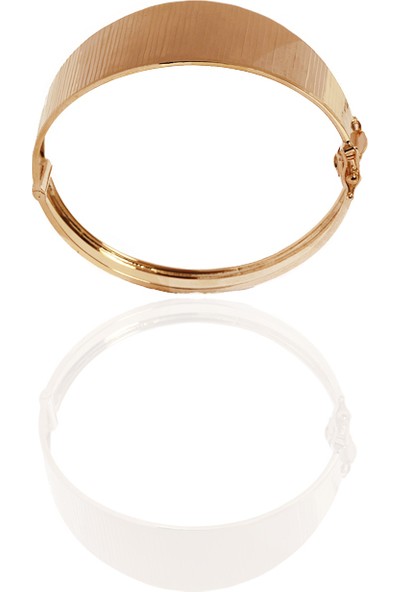 Adil Idil Kuyumculuk 14 Ayar Kalın Plaka Kelepçe