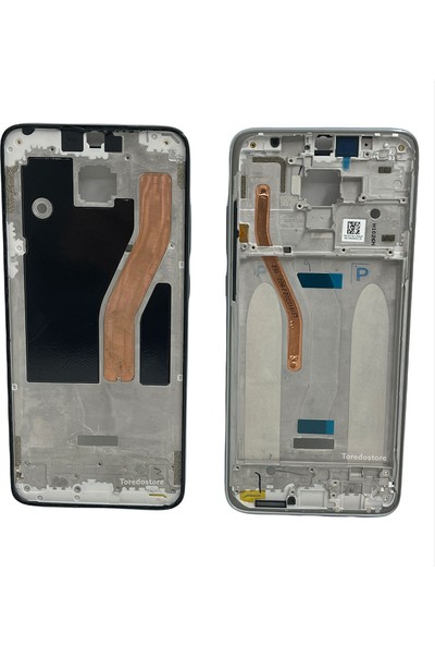 Xiaomi Redmi Note 8 Pro Orta Kasa Ekran Çıtası Beyaz Tek Hat