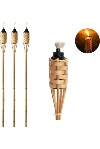3 Adet 90 cm Bambu Gösteri Ateşi 3 Adet 90 cm Bambu Gösteri Ateşi