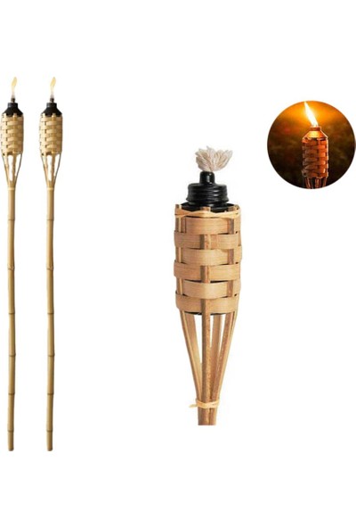 2 Adet 90 cm Bambu Gösteri Ateşi 2 Adet 90 cm Bambu Gösteri Ateşi