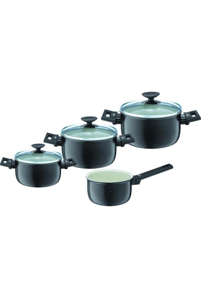 Berndes Alu Specials Smart - Clever 13201 (16-20-24-16 cm Ø) 4'lü Tencere Seti Berndes Alu Specials Smart - Clever 13201 (16-20-24-16 cm Ø) 4'lü Tencere Seti