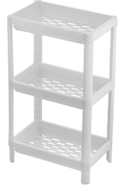 Leva House Merdem Raf Ünitesi Organizer Sebzelik 3lü MRD504-BEYAZ