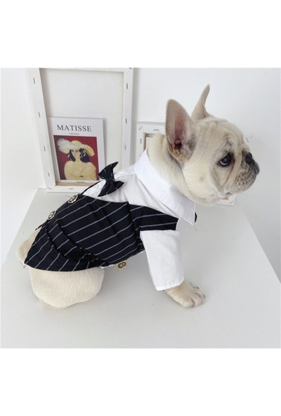 Ywxlight Köpek Giysi Gömlek Şık Takım Papyon Düğün Kostüm Resmi Smokin (Yurt Dışından)