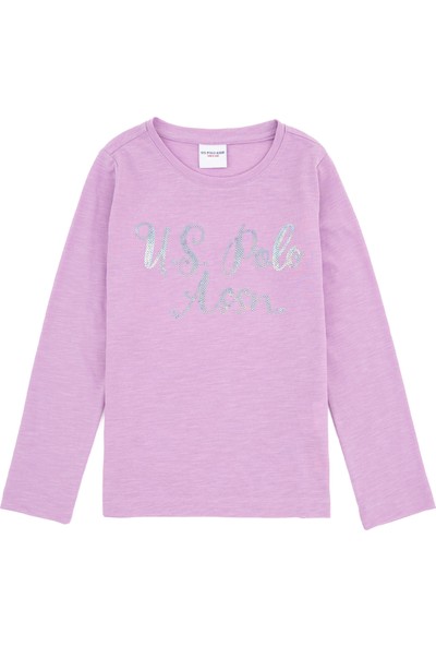 U.S. Polo Assn. Pembe Sweatshirt 50240534-VR034 U.S. Polo Assn. Pembe Sweatshirt 50240534-VR034