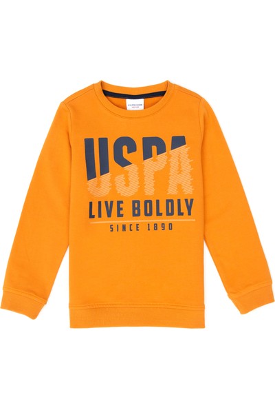U.S. Polo Assn. Erkek Çocuk Safran Sweat Shirt