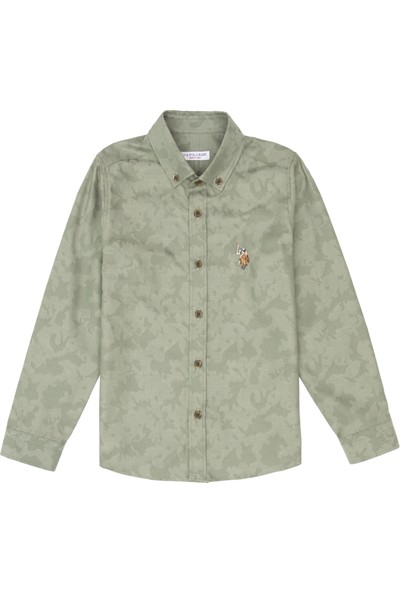 U.S. Polo Assn. Yeşil Gömlek Uzunkol 50238055-VR027