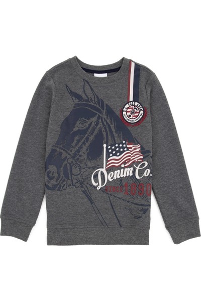 U.S. Polo Assn. Gri Sweatshirt 50236963-VR081
