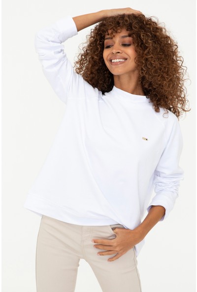 U.S. Polo Assn. Beyaz Sweatshirt 50249242-VR013