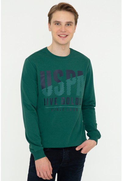 U.S. Polo Assn. Yeşil Sweatshirt 50247499-VR101