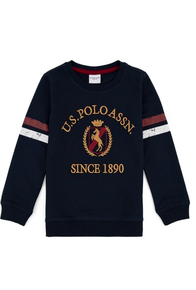 U.S. Polo Assn. Erkek Çocuk Lacivert Sweatshirt 50236940-VR033 U.S. Polo Assn. Erkek Çocuk Lacivert Sweatshirt 50236940-VR033