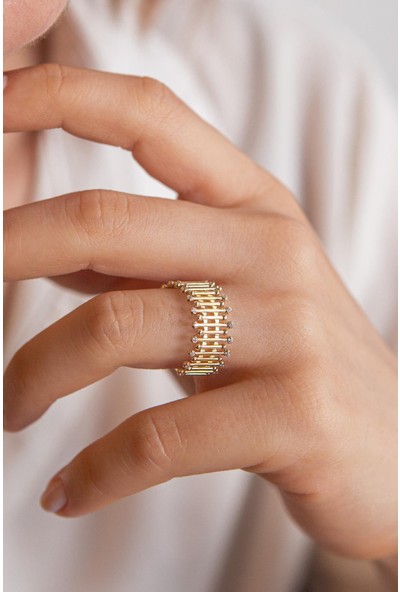 Semiz Kuyumculuk Kadın Bella Altın Yüzük