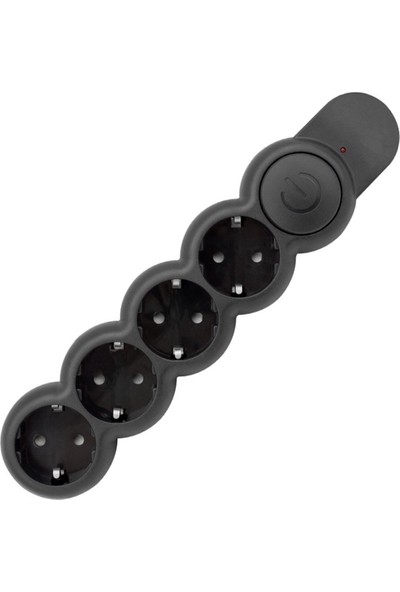 Powermaster Anahtarlı Kablosuz 4'lü Akım Korumalı Grup Priz PM-6164 323036 Powermaster Anahtarlı Kablosuz 4'lü Akım Korumalı Grup Priz PM-6164 323036