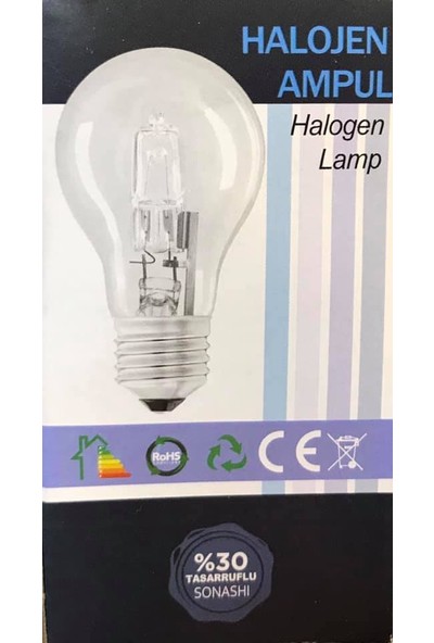 Has Yılmaz Halojen Ampul E27 100WATT (70W=100W )Tasarruflu Lamba Has Yılmaz Halojen Ampul E27 100WATT (70W=100W )Tasarruflu Lamba