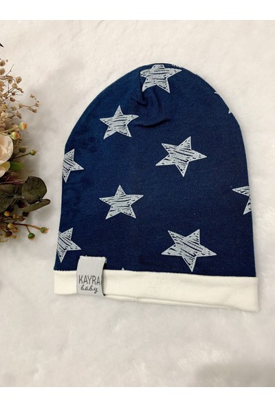 Kayra Baby Yıldız Baskılı Çocuk Şapka