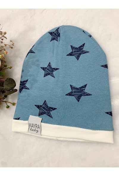 Kayra Baby Yıldız Baskılı Çocuk Şapka
