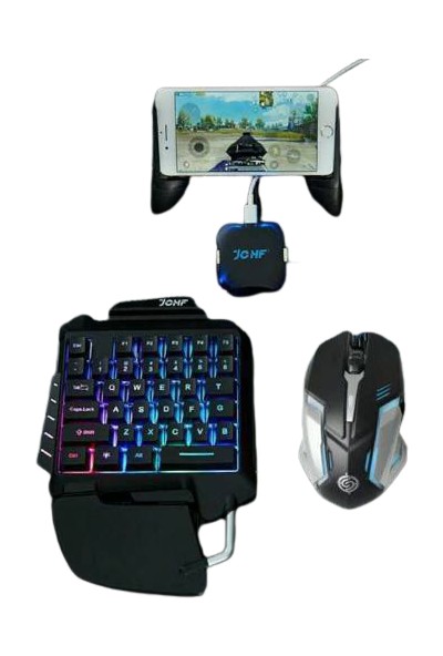 Johf Jchf-68(S) 3 In 1 Oyun Seti Kablosuz Klavye ve Mouse Set