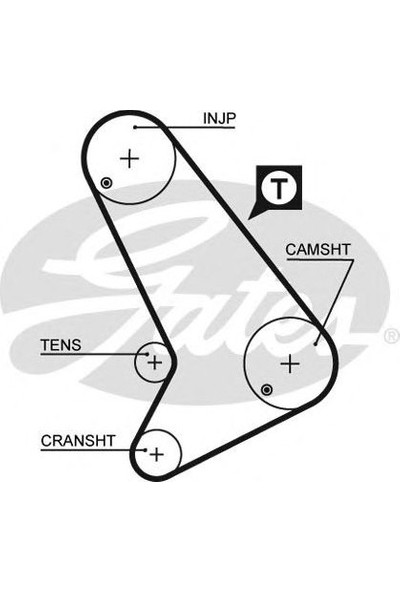 Triger Kayışı 130X280 130 Diş Transit Turbo 97-01 CT1055 Triger Kayışı 130X280 130 Diş Transit Turbo 97-01 CT1055