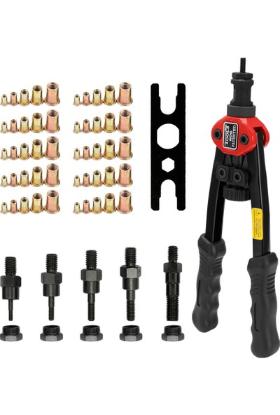 Beauty Life 12IN Emek Tasarruflu El Perçinleyici BT-606 Çift Uçlu (Yurt Dışından) Beauty Life 12IN Emek Tasarruflu El Perçinleyici BT-606 Çift Uçlu (Yurt Dışından)