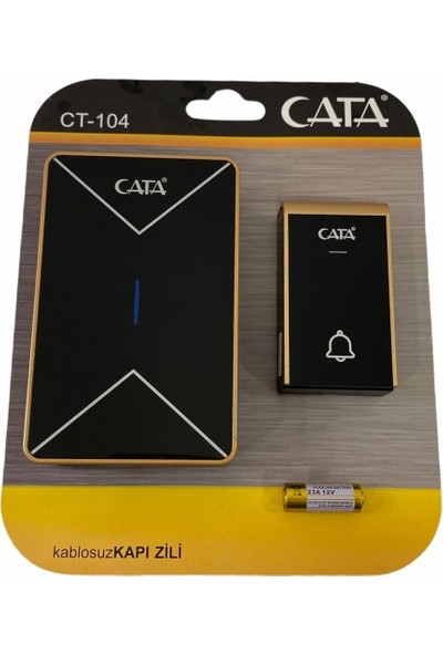 Cata Uzaktan Kumandalı Zil CT-104 Lüx Model LED Işıklı