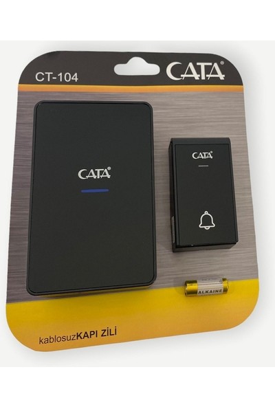 Cata Uzaktan Kumandalı Zil CT-104 Lüx Model LED Işıklı
