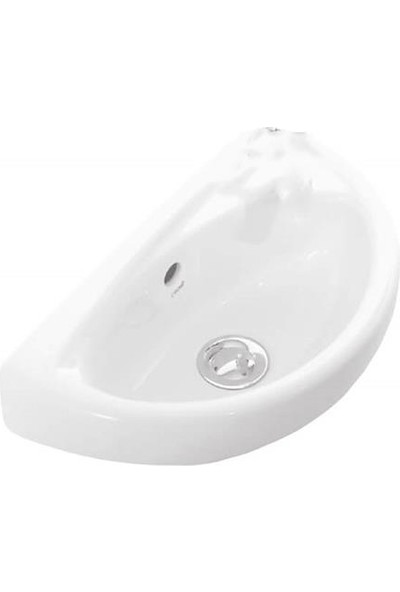 Creavit 23 x 39 Oval Duvara Monte Lavabo (Batarya Deliksiz) TP040 Creavit 23 x 39 Oval Duvara Monte Lavabo (Batarya Deliksiz) TP040